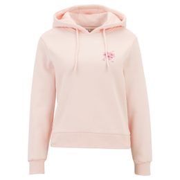 Kapuzenpullover MISS TEE "Miss Tee Self Love Club Hoody", Damen, Gr. M, pink, 65% Baumwolle, 35% Polyester, mehrfarbig, normal, ohne Ausschnitt, Pullover Kapuzenpullover