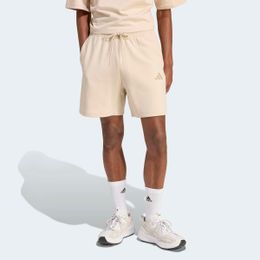 Shorts adidas Sportswear "M FI SL SHORT", Herren, Gr. M, N-Gr, crystal linen, normal, gr., Obermaterial: 68% Baumwolle, 32% Polyester, Hosen Shorts