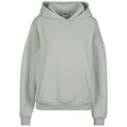 Kapuzensweatshirt Urban Classics "Urban Classics Damen Ladies Organic Oversized Hoody", Damen, Gr. L, frostmint, 100% Baumwolle, unifarben, Sweatshirts