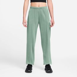 Sporthose Nike Sportswear "W NSW CHLL FT JGGR PANT", Damen, Gr. XXL, N-Gr, steam, steam,, Obermaterial: 70% Baumwolle, 30% Polyester, Hosen Sporthose, aus French Terry, zwischen Fleece und Jersey-Strick