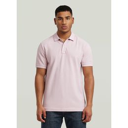 G-Star Raw Poloshirt G-STAR "Dunda Overdyed Slim Poloshirt", Herren, Gr. L, burnished lila gd, Obermaterial: 95% Baumwolle, 5% Elasthan, Shirts
