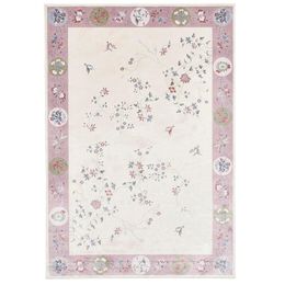 Teppich Gr. 2, rosa, B:60cm H:8mm L:120cm, Viskose, Teppiche, Teppich