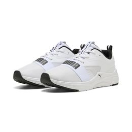 Sneaker Puma "SOFTRIDE WIRED 2", Damen, Gr. 45, schwarz-wei&szlig; (Puma wei&szlig;, Puma schwarz), Textil, Schuhe Sneaker