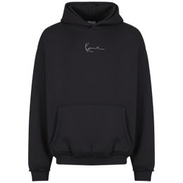 Kapuzenpullover Karl Kani "Karl Kani Karl Kani Signature Retro TM OS Hoodie", Herren, Gr. L, schwarz, 70% Baumwolle, 30% Polyester, mehrfarbig, loose fit, ohne Ausschnitt, Pullover Kapuzenpullover
