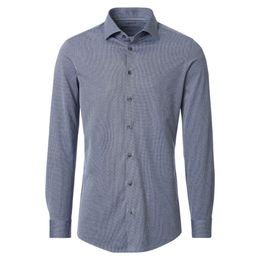 Businesshemd Venti "Venti Businesshemd Jerseyflex Print", Herren, Gr. 36, Normalgr&ouml;&szlig;en, hellblau, 55% Baumwolle, 45% Polyester, bedruckt, sehr figurbetont, Hemden