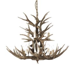 Ideal-Lux Chalet Pendelleuchte 12-flammig, E14, 113975,
