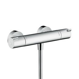 Hansgrohe Ecostat Aufputz-Duscharmatur mit Thermostat, 13211000,