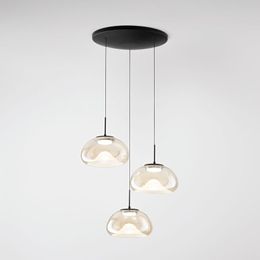 Fabas Luce Brena Pendelleuchte, LED 3-flammig, rund, 3755-47-365,