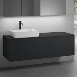 neoro n50 M&ouml;belanlage B: 160 cm mit 2 Ausz&uuml;gen, Waschtisch B: 58 cm wei&szlig; matt,, BN0065WM+2#BN0432BM+BN0405BM,