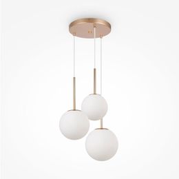 Maytoni Basic form Pendelleuchte, E14, 3-flammig, MOD321PL-03G1,