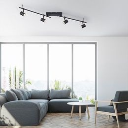 Paul Neuhaus Barik Deckenspot, LED und GU10 5-flammig, 6525-18,