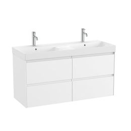 ROCA Ona Schrank mit Doppelwaschtisch, 4 Ausz&uuml;ge, A32768BS00+A857617509,