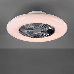 REALITY LEUCHTEN Visby Deckenleuchte mit Ventilator, LED, R62402106,