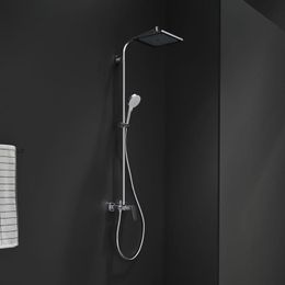 Hansgrohe Crometta E Aufputz-Duschsystem, Einhebelmischer, 27284000,
