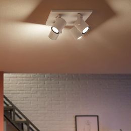 PHILIPS Hue White & Color Ambiance Argenta Strahler, GU10, 4-flammig, 8720169318199,