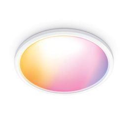 WIZ SuperSlim Deckenleuchte LED, RGBW, 8720169072619,
