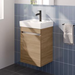 Villeroy & Boch Villeroy & Boch Collaro Handwaschbecken, evineo ineo5 evo Unterschrank B: 43 cm, mit 1 T&uuml;r, mit Griffmulde,, 43344501+BE0722OA,