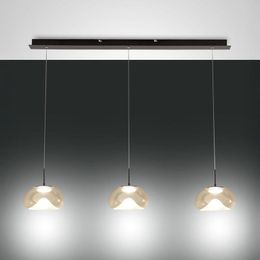 Fabas Luce Brena Pendelleuchte, LED 3-flammig, eckig, 3755-48-365,