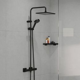 Hansgrohe Vernis Shape Aufputz-Duschsystem mit Thermostat, 26429670,