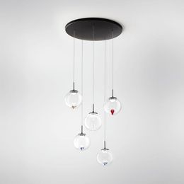 Fabas Luce Ariel Pendelleuchte, LED 5-flammig, 3770-49-373,