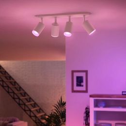 PHILIPS Hue White & Color Ambiance Fugato Strahler, GU10, 4-flammig, 8720169319578,