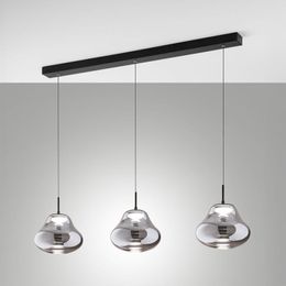 Fabas Luce Deva Pendelleuchte, LED 3-flammig, eckig, 3774-48-126,