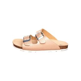 BIO PING&Uuml;IN Leder-Pantoletten in Ros&eacute;gold - 52% | Gr&ouml;&szlig;e 35 | Clogs-pantoletten-kinder