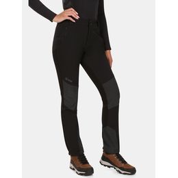 Kilpi Softshellhose "Nuuk" in Schwarz - 70% | Gr&ouml;&szlig;e 42 | Damen-sporthosen