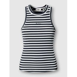 Pepe Jeans Top "Marian" in Schwarz/ Wei&szlig; - 16% | Gr&ouml;&szlig;e S | Damen-tops