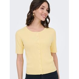 Jacqueline de Yong JDY Cardigan "Gaby" in Gelb - 42% | Gr&ouml;&szlig;e XL | Damen-pullover-cardigans