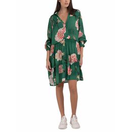 Replay Kleid in Gr&uuml;n/ Rosa - 54% | Gr&ouml;&szlig;e M | Damen-kleider