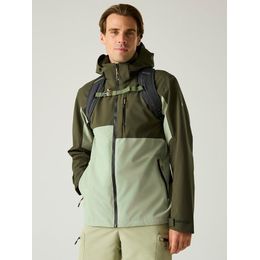 Regatta Funktionsjacke "Bosfield" in Khaki - 73% | Gr&ouml;&szlig;e L | Herren-outdoorjacken