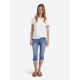Timezone Jeans-Caprihose "Tali" - Slim fit - in Blau - 47% | Gr&ouml;&szlig;e W32 | Damenhosen