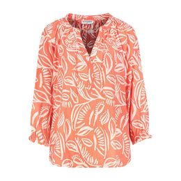 Eight2Nine Bluse in Orange/ Creme - 66% | Gr&ouml;&szlig;e XXL | Damen-blusen