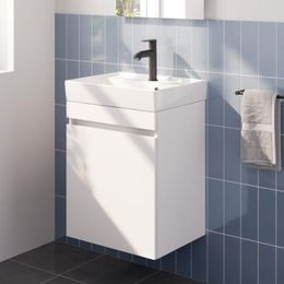 Villeroy & Boch Villeroy & Boch Collaro Handwaschbecken, evineo ineo5 evo Unterschrank B: 50 cm, mit 1 T&uuml;r, mit Griffmulde,, 43345001+BE0728WH,