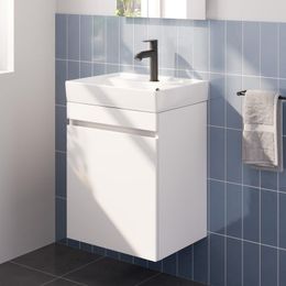 Villeroy & Boch Villeroy & Boch Collaro Handwaschbecken, evineo ineo5 evo Unterschrank B: 50 cm, mit 1 T&uuml;r, mit Griffmulde,, 433450RW+BE0728WM,