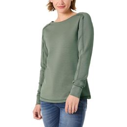 Timezone Sweatshirt in Gr&uuml;n - 65% | Gr&ouml;&szlig;e S | Damen-sweatshirts-jacken