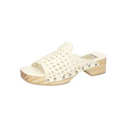 Melvin & Hamilton MELVIN & HAMILTON Leder-Clogs "Maria 1" in Creme - 55% | Gr&ouml;&szlig;e 38 | Damen-pantoletten