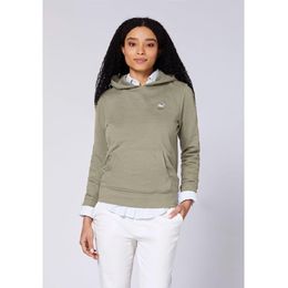 POLO SYLT Hoodie in Khaki - 63% | Gr&ouml;&szlig;e L | Damen-sweatshirts-jacken
