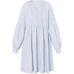 FELICITAS Langarm-Kleid Karlin Hellblau (Gr&ouml;&szlig;e: M)