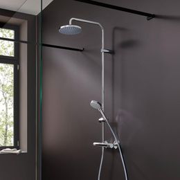 Hansgrohe Vernis Blend Aufputz-Duschsystem mit Thermostat, 26089000,