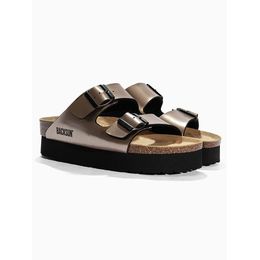 BACKSUN Leder-Pantoletten "Maldives" in Braun - 63% | Gr&ouml;&szlig;e 38 | Damen-pantoletten