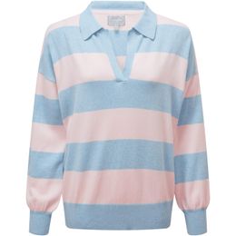 Sch&ouml;ffel Country Pullover Roseland Ros&eacute;/Hellblau (Gr&ouml;&szlig;e: 12)