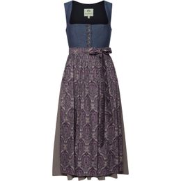 BERWIN Midi Dirndl Marine (Gr&ouml;&szlig;e: 42)