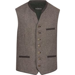 Lodenfrey Fischgrat-Weste W.Passau Beige/Hellgrau (Gr&ouml;&szlig;e: 56)