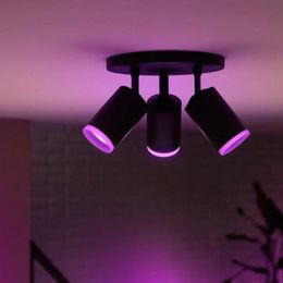 PHILIPS Hue White & Color Ambiance Fugato Strahler, GU10, 3-flammig, 8720169319332,
