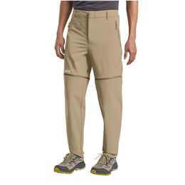 Jack Wolfskin Zipp-Off-Wanderhose "Hikeout" in Beige - 55% | Gr&ouml;&szlig;e 48 | Herren-outdoorhosen