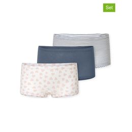Schiesser 3er-Set: Pantys in Dunkelblau/ Wei&szlig; - 39% | Gr&ouml;&szlig;e 116 | Kinder-waesche