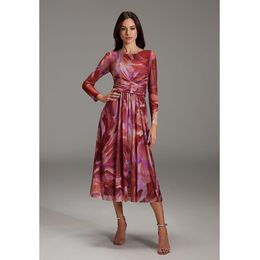 Swing Kleid in Rot/ Rosa - 74% | Gr&ouml;&szlig;e 40 | Damen-kleider
