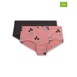 Sanetta 2er-Set: Pantys in Anthrazit/ Rosa - 33% | Gr&ouml;&szlig;e 140 | Kinder-waesche